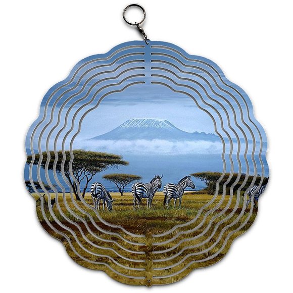 Design | Zebra African Grassland Design Wind Spinner | Poshmark